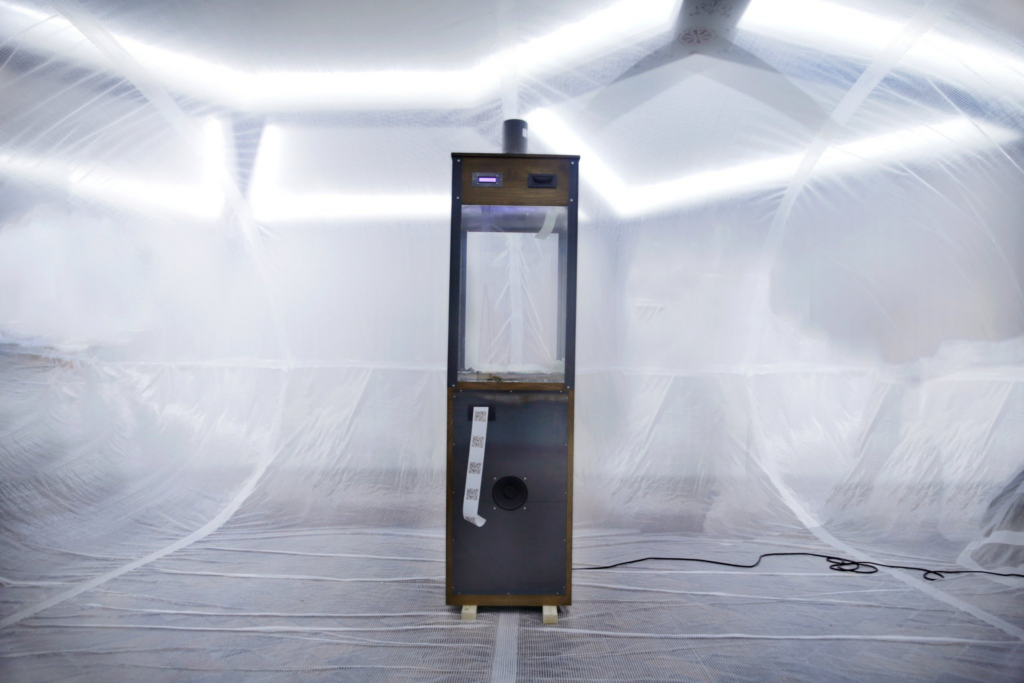 La Chaos Machine, une oeuvre d’art qui brûle des billets contre des ...